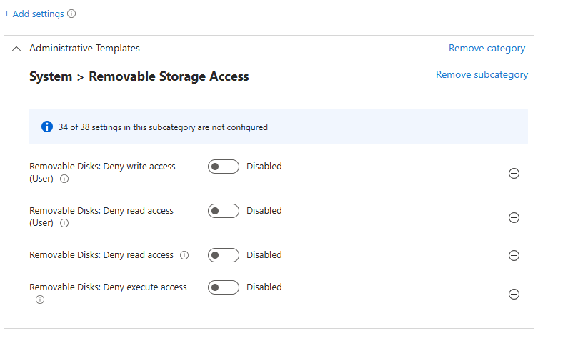 STOP users accessing USB Removable storage drives in Intune ...